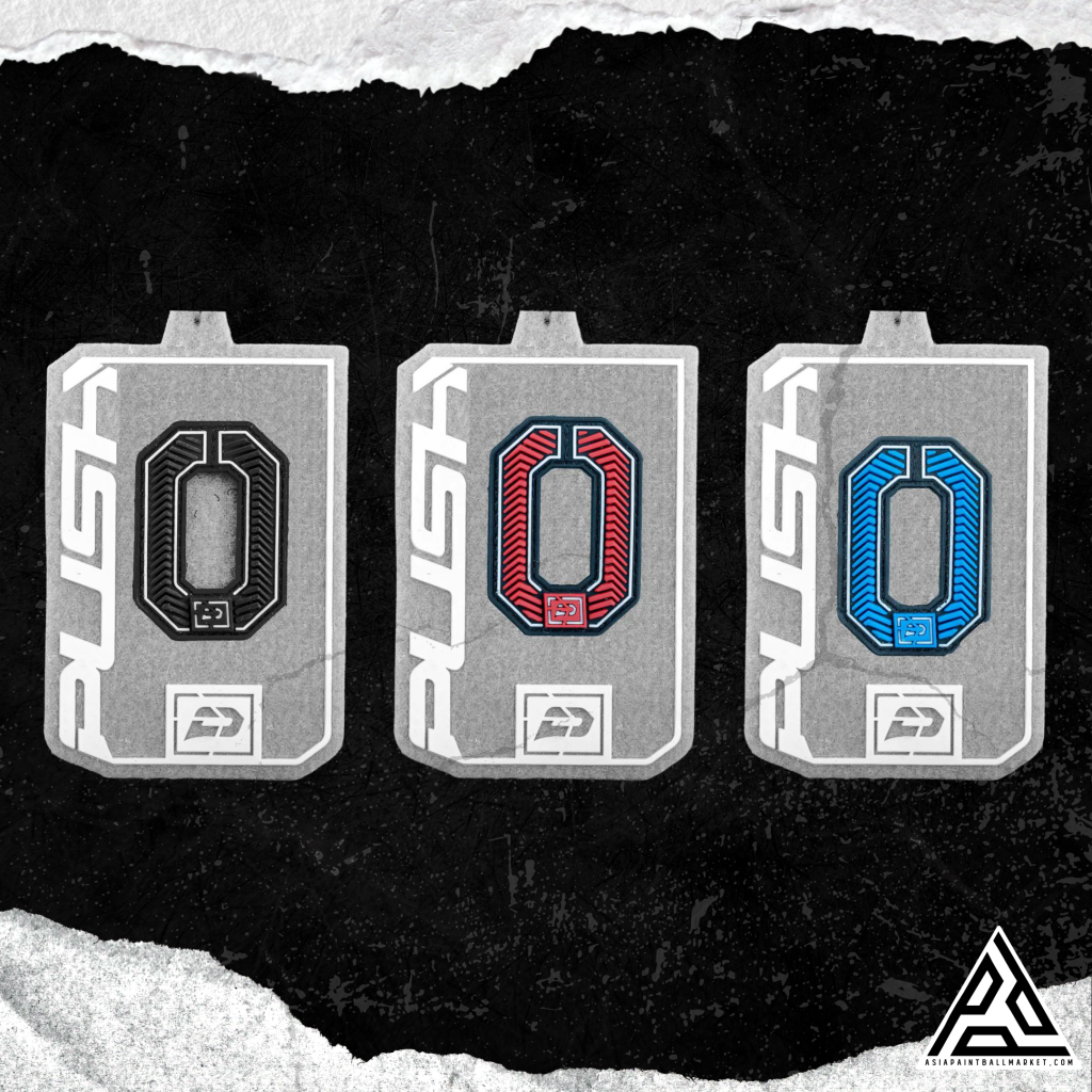 PUSH - Velcro Rubberized Numbers (NEW) - asiapaintballmarket.com
